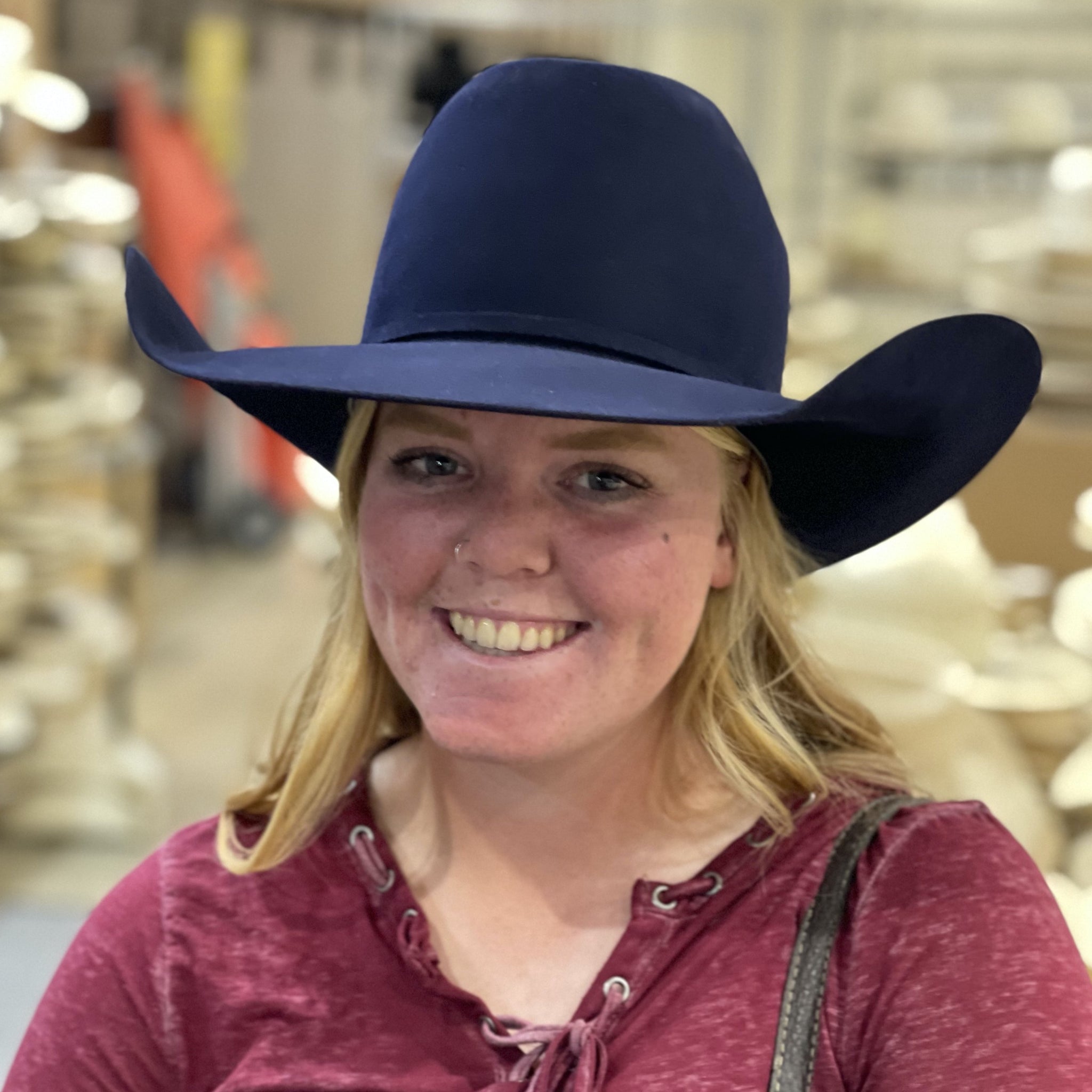 Rodeo King 10X 4 1/2" Brim | Sapphire [Dark Navy] – The Cow Lot